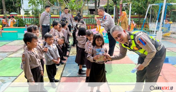 Satlantas Polresta Pati Gelar PSA di TK Kemala Bhayangkari 42 dalam Ops ...